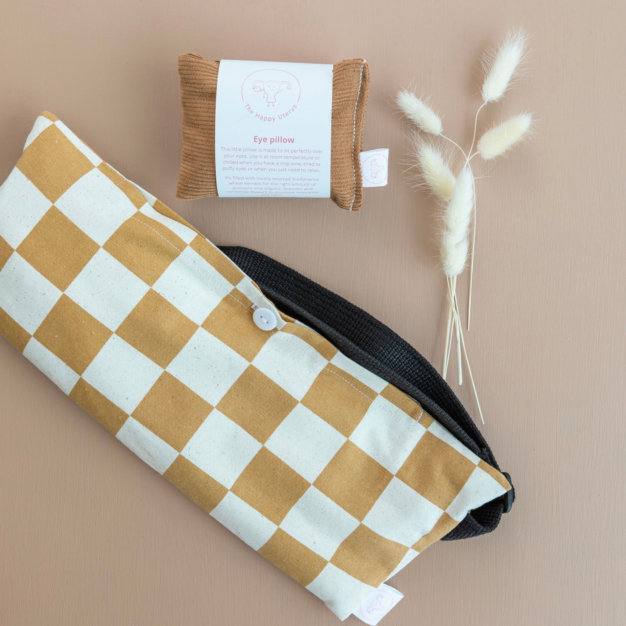 Heat pack & wearable pouch & Eye pillow BUNDLE – The Happy Uterus